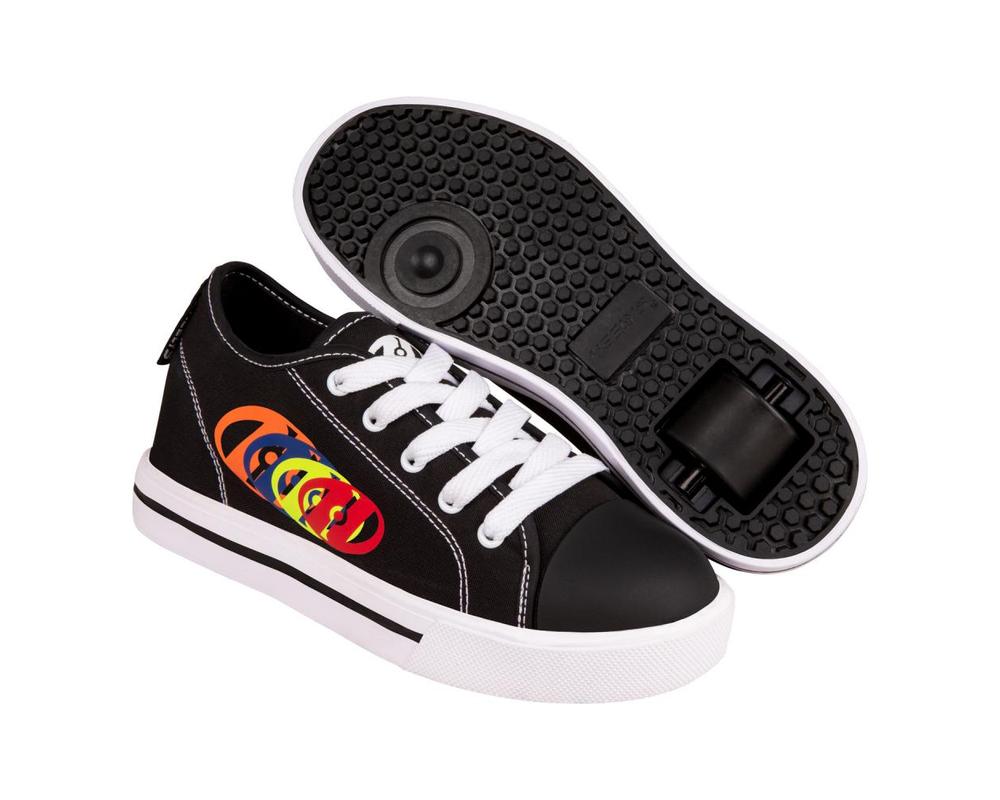 Heelys Classic black/white/multi - Gurulós cipők