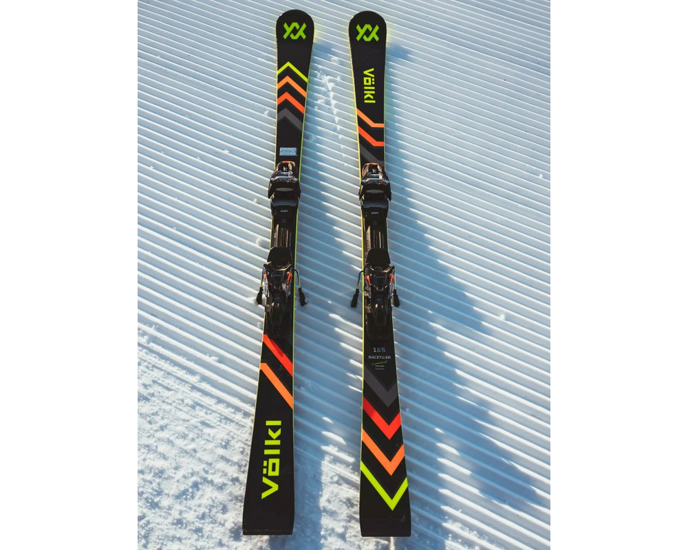 Völkl Racetiger SL 100 Years LTD síléc + Marker rMotion3 14 GW black ...