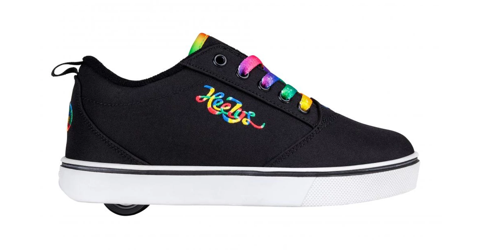 Heelys Pro 20 black/rainbow cursive - Gurulós cipők