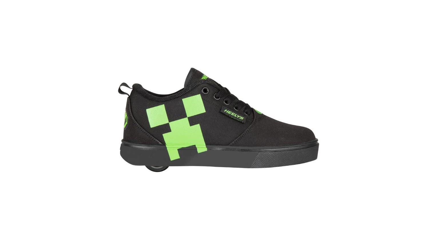 Heelys X Minecraft Pro 20 black/green - Gurulós cipők